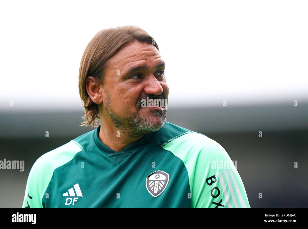 Leeds United manager Daniel Farke ahead of the pre-season friendly ...