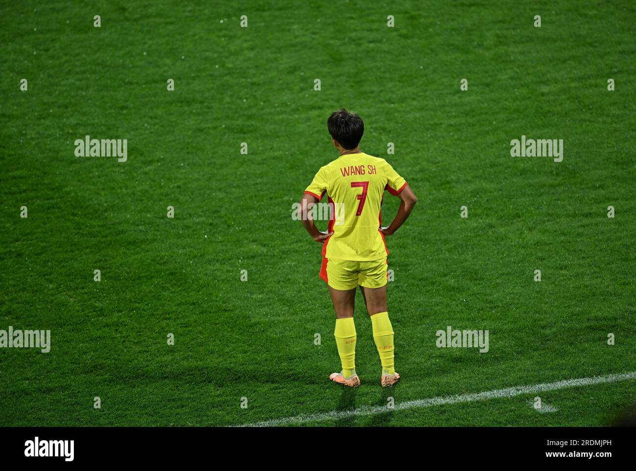Perth, Australia. 22nd July, 2023. Wang Shuang of China is seen after ...