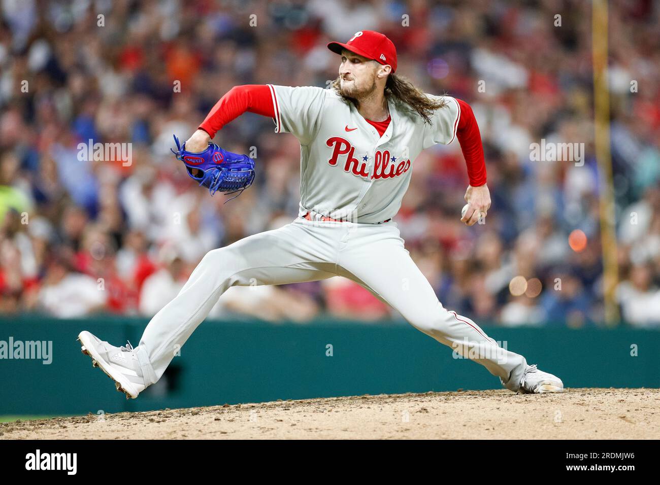 Philadelphia Phillies relief pitcher Matt Strahm (25) throws to the ...