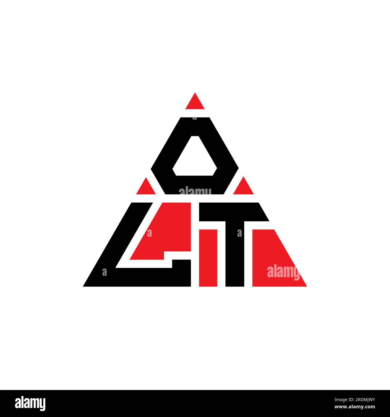 OLT triangle letter logo design with triangle shape. OLT triangle logo design monogram. OLT ...