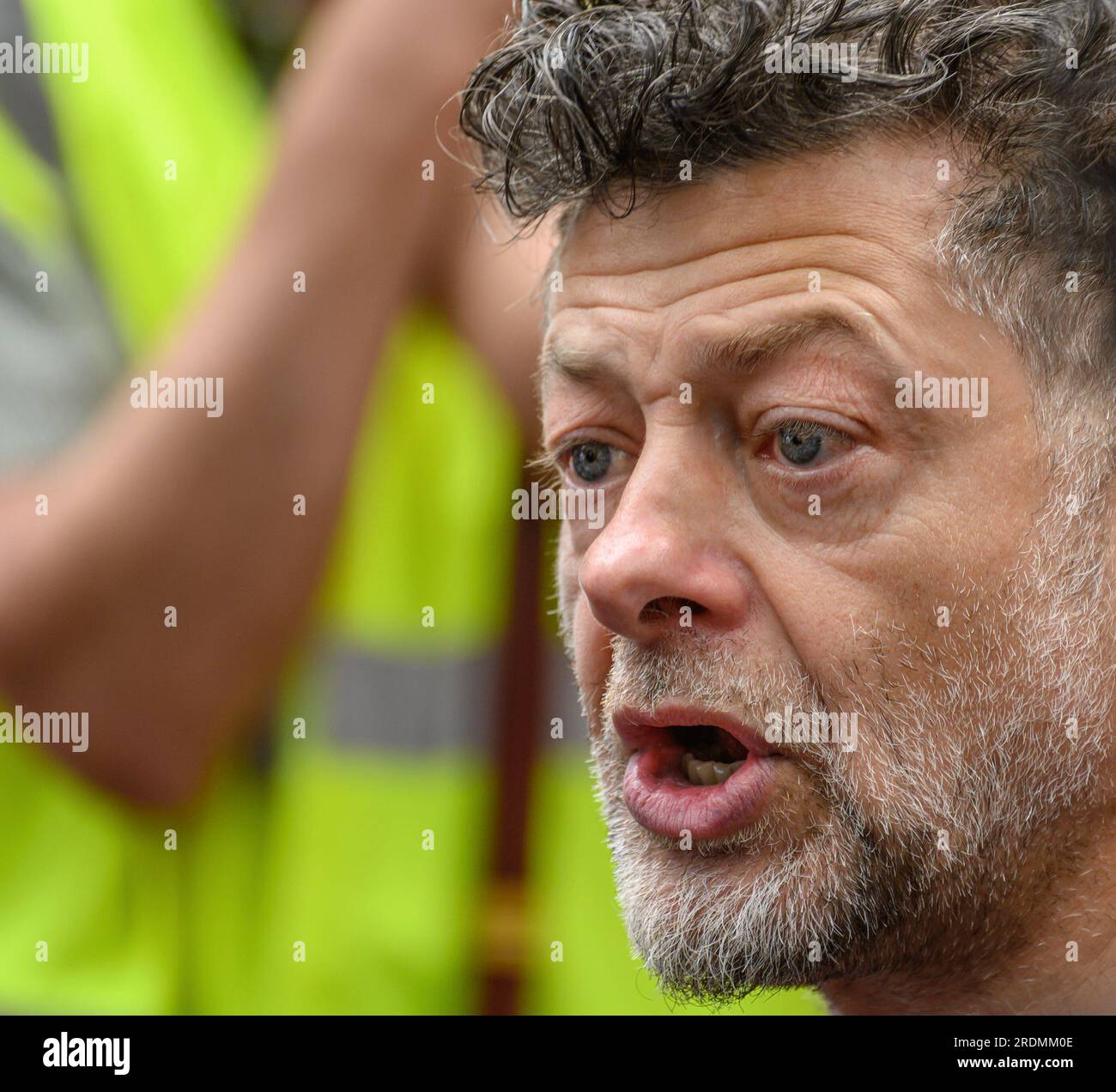 Andy Serkis (English actor) at an EQUITY event in Leicester Square ...