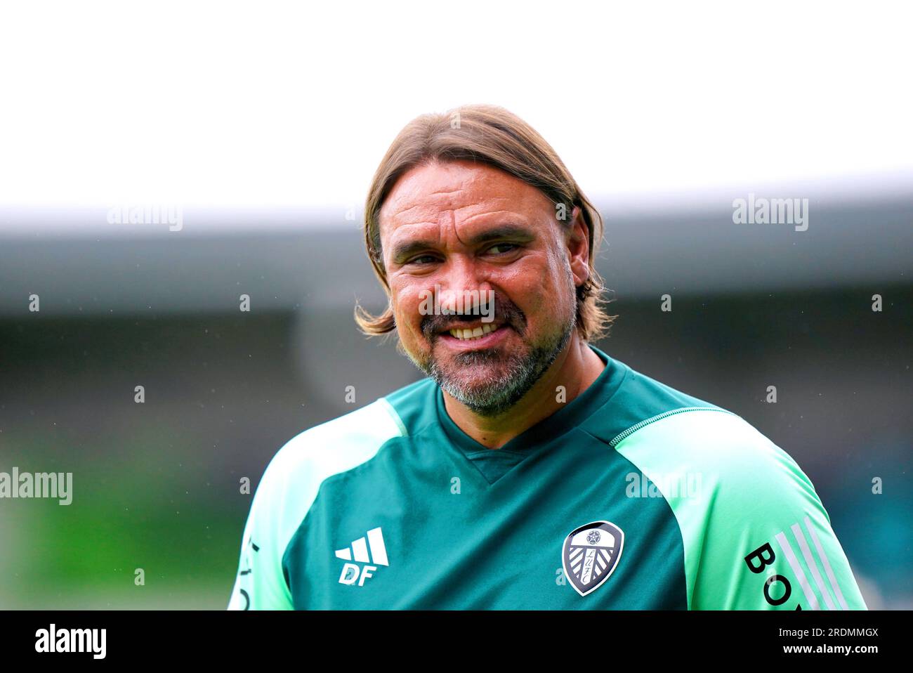 Leeds United manager Daniel Farke ahead of the pre-season friendly ...