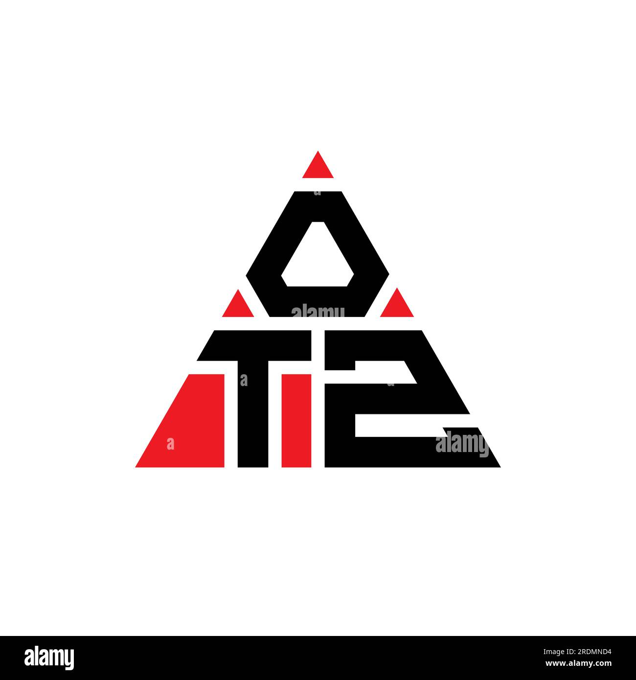 OTZ triangle letter logo design with triangle shape. OTZ triangle logo ...