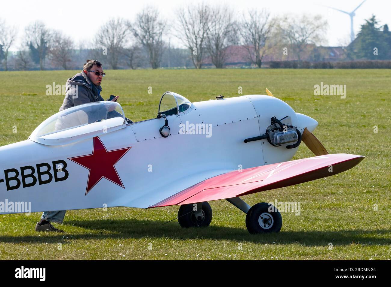 Taylor monoplane hi-res stock photography and images - Alamy