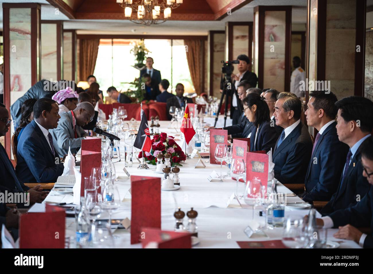 Nairobi, Kenya. 22nd July, 2023. Wang Yi, a member of the Political ...
