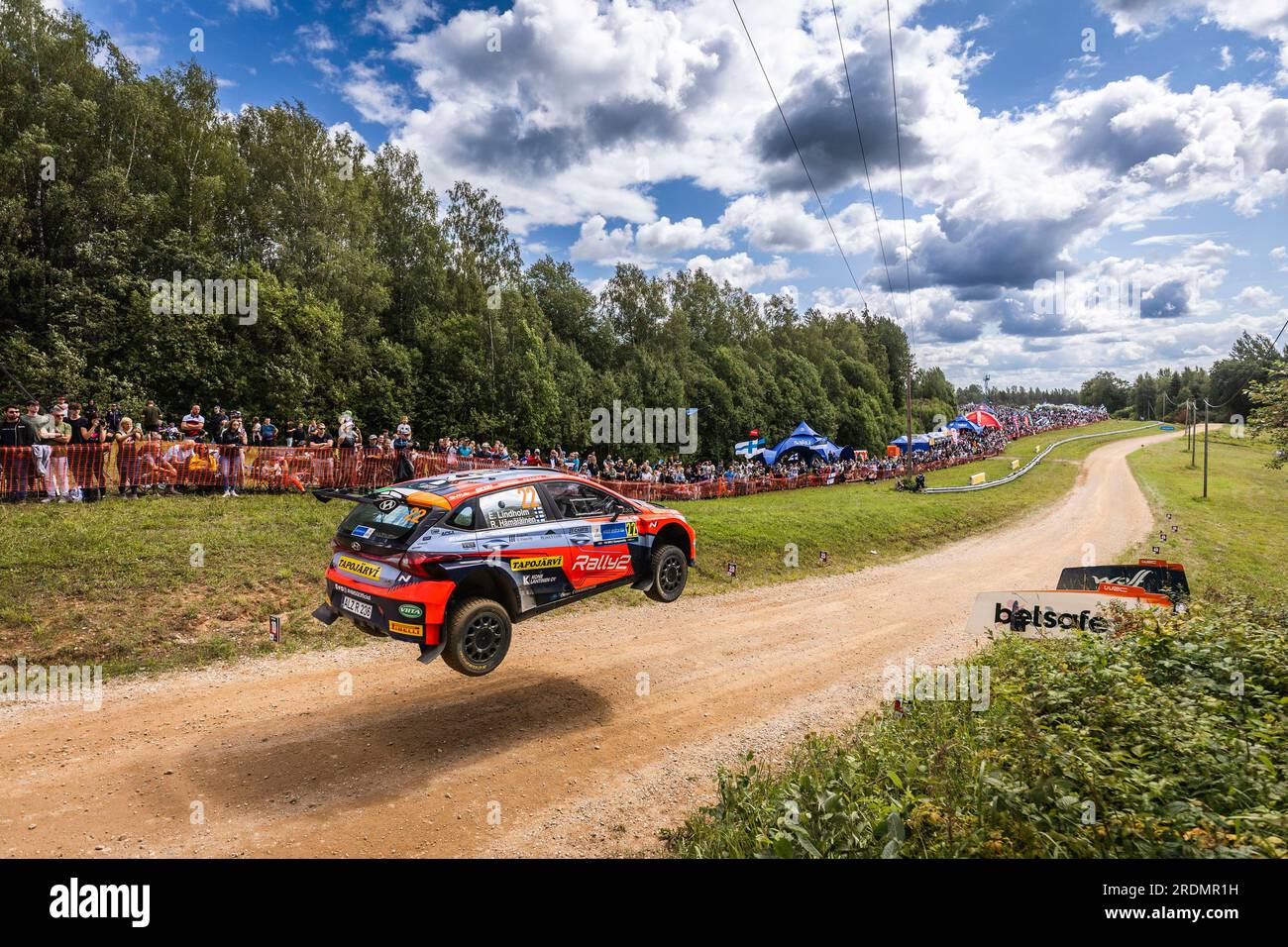 Tartu, Estonie. 22nd July, 2023. 22 Emil LINDHOLM (FIN), Reeta HAMALAINEN (FIN), HYUNDAI ...