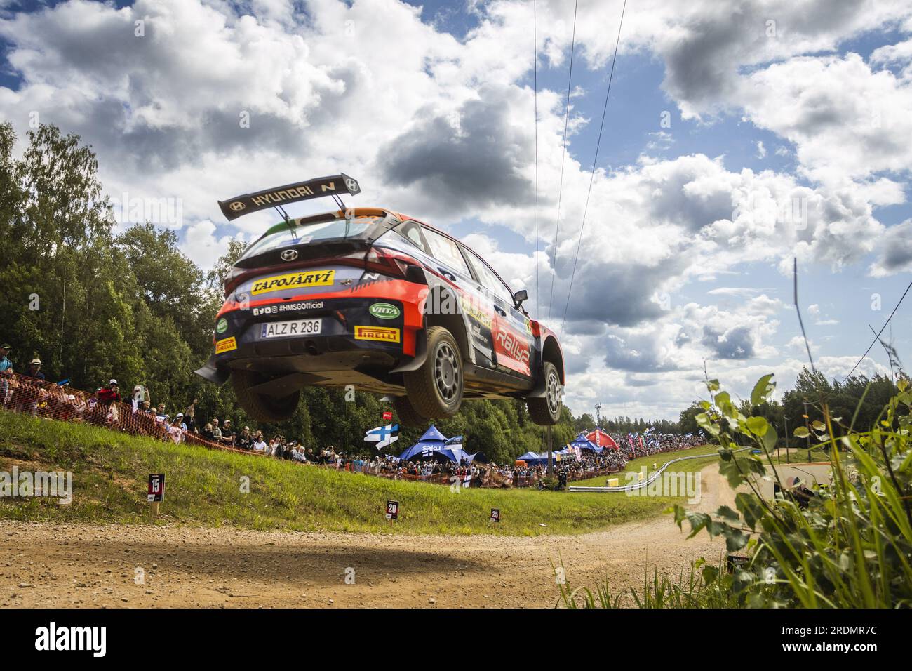 22 Emil LINDHOLM (FIN), Reeta HAMALAINEN (FIN), HYUNDAI MOTORSPORT N, HYUNDAI i20 N, RC2, Rally2 ...