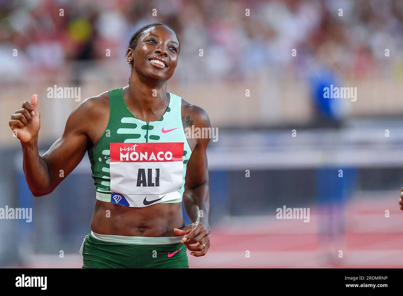 Stade Louis II, Monaco, Principality of Monaco, July 21, 2023, 100M ...
