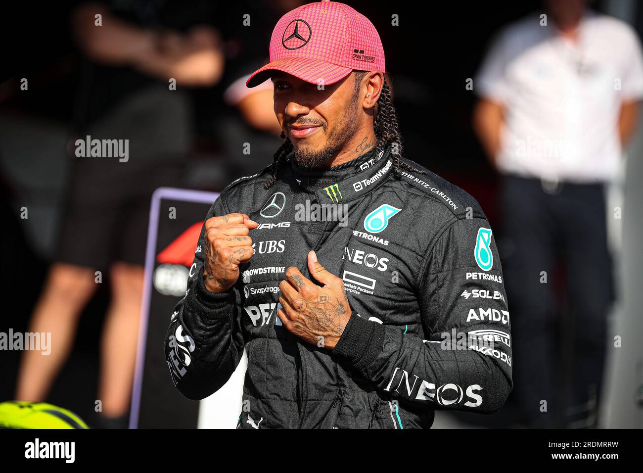 #44 Lewis Hamilton, (GRB) AMG Mercedes Ineos during the Hungarian GP ...