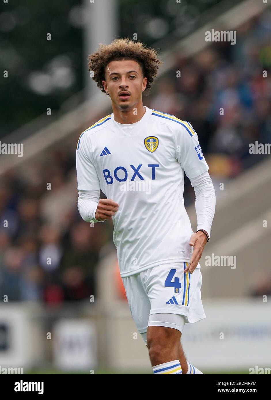 Leeds United's Ethan Ampadu during the pre-season friendly match at the ...