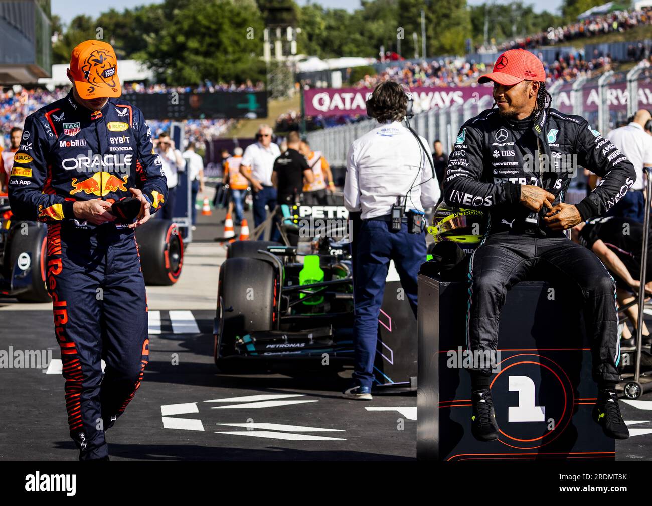 Budapest, Hungary. 22nd July 2023. BUDAPEST - Max Verstappen (Red Bull ...