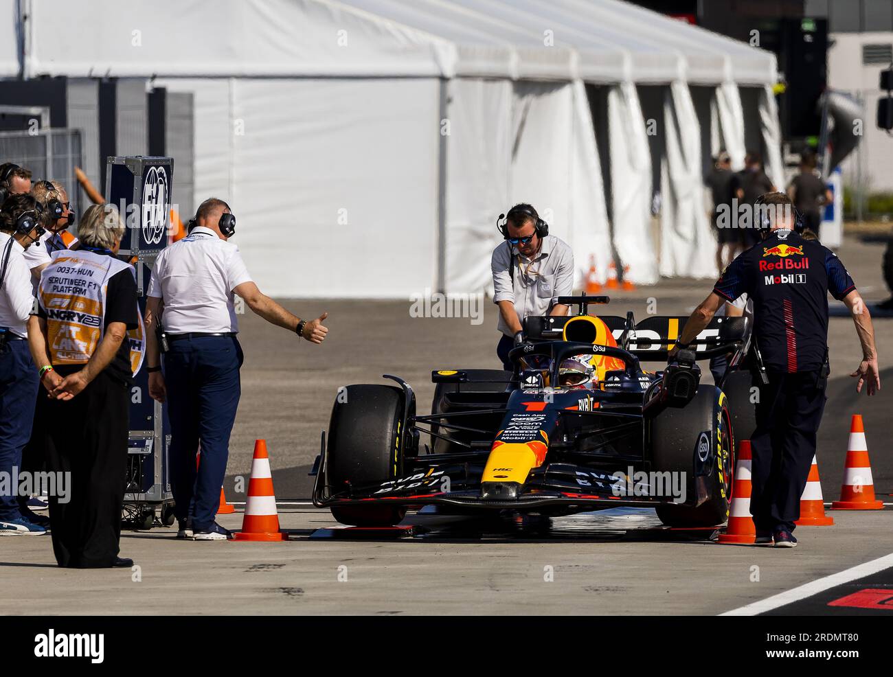 Budapest, Hungary. 22nd July 2023. BUDAPEST - Max Verstappen (Red Bull ...