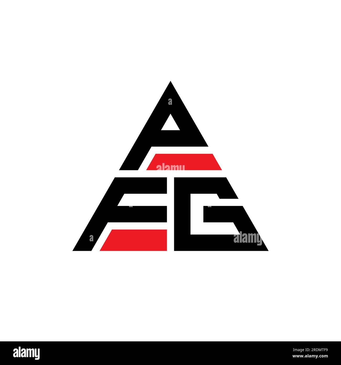 PFG triangle letter logo design with triangle shape. PFG triangle logo ...