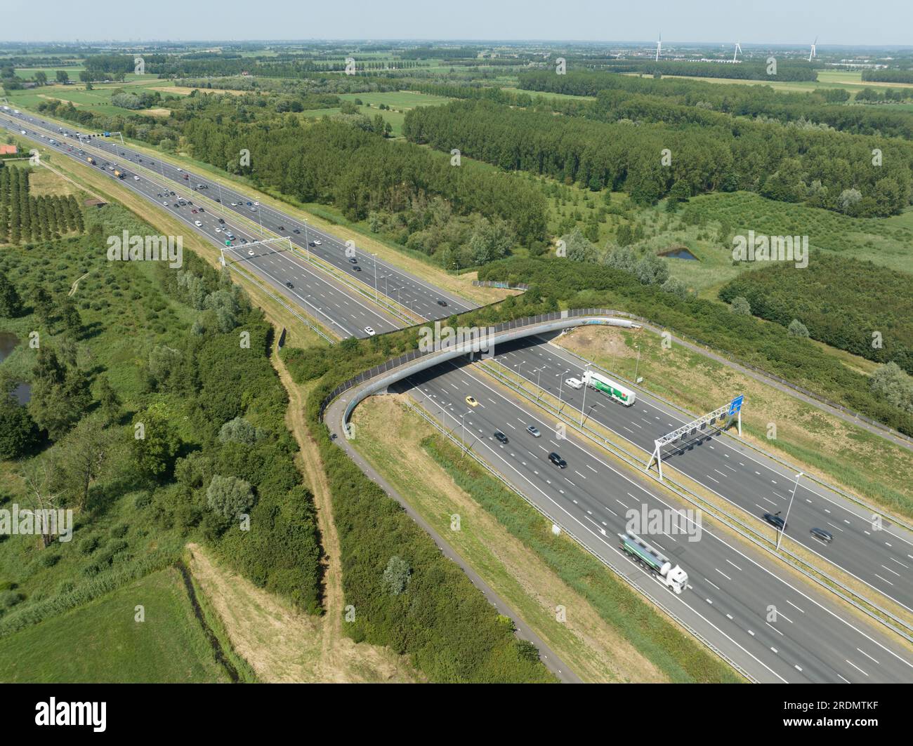 Aerial view video dutch country hi-res stock photography and images - Alamy