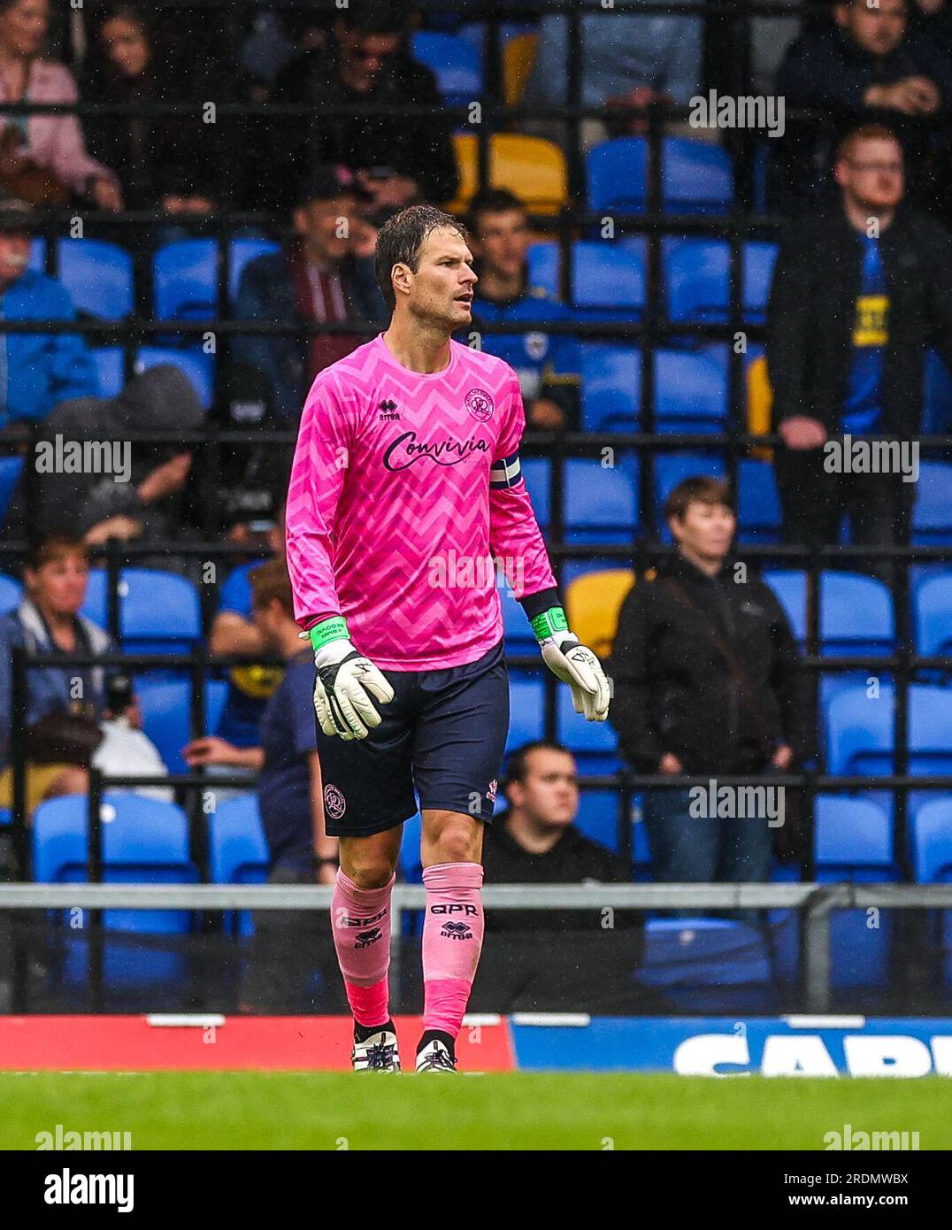Queens Park Rangers Asmir Begovic in action during the pre-season ...