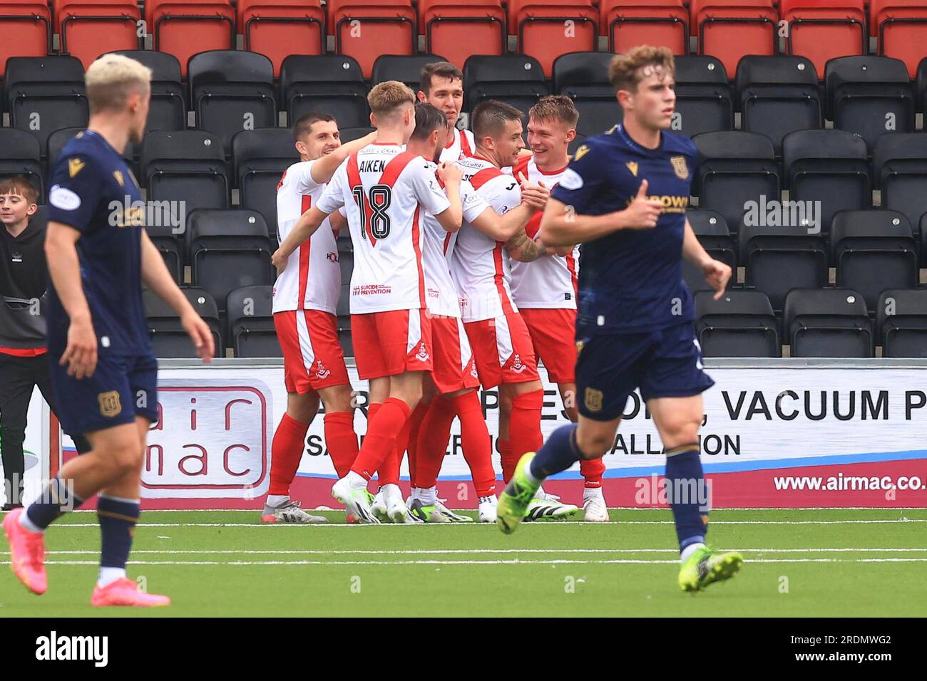 Airdrie, North Lanarkshire, UK. 22nd July 2023; Excelsior Stadium ...
