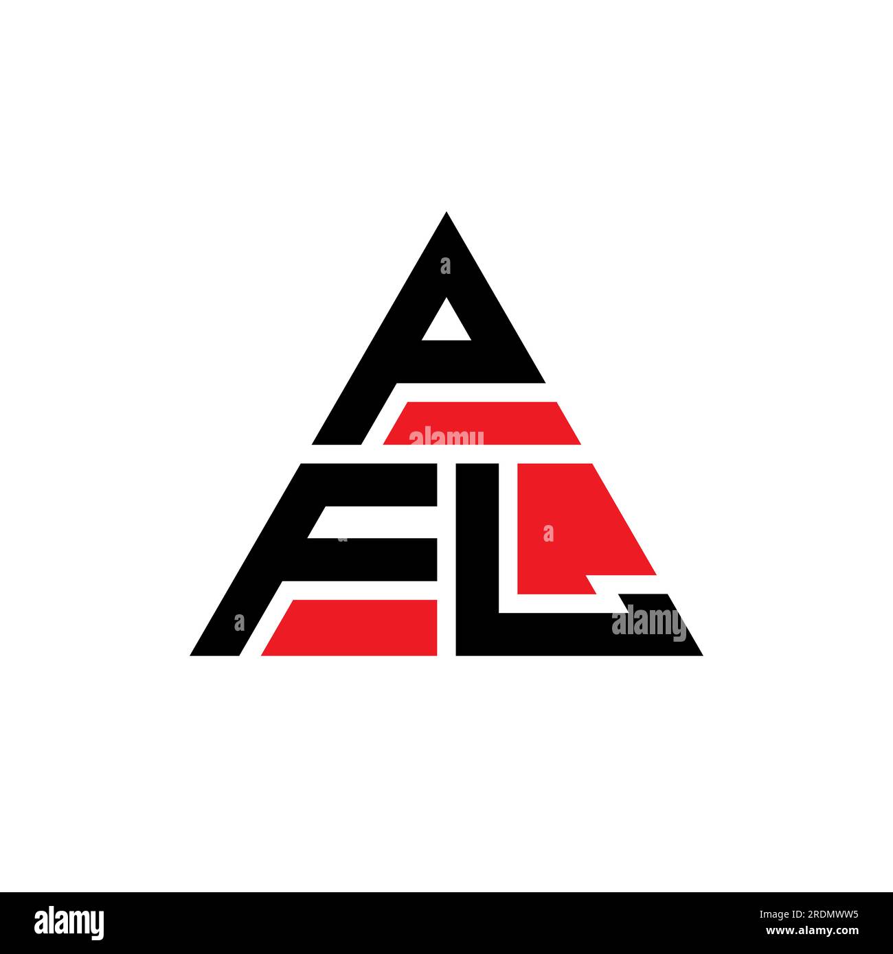 PFL triangle letter logo design with triangle shape. PFL triangle logo ...