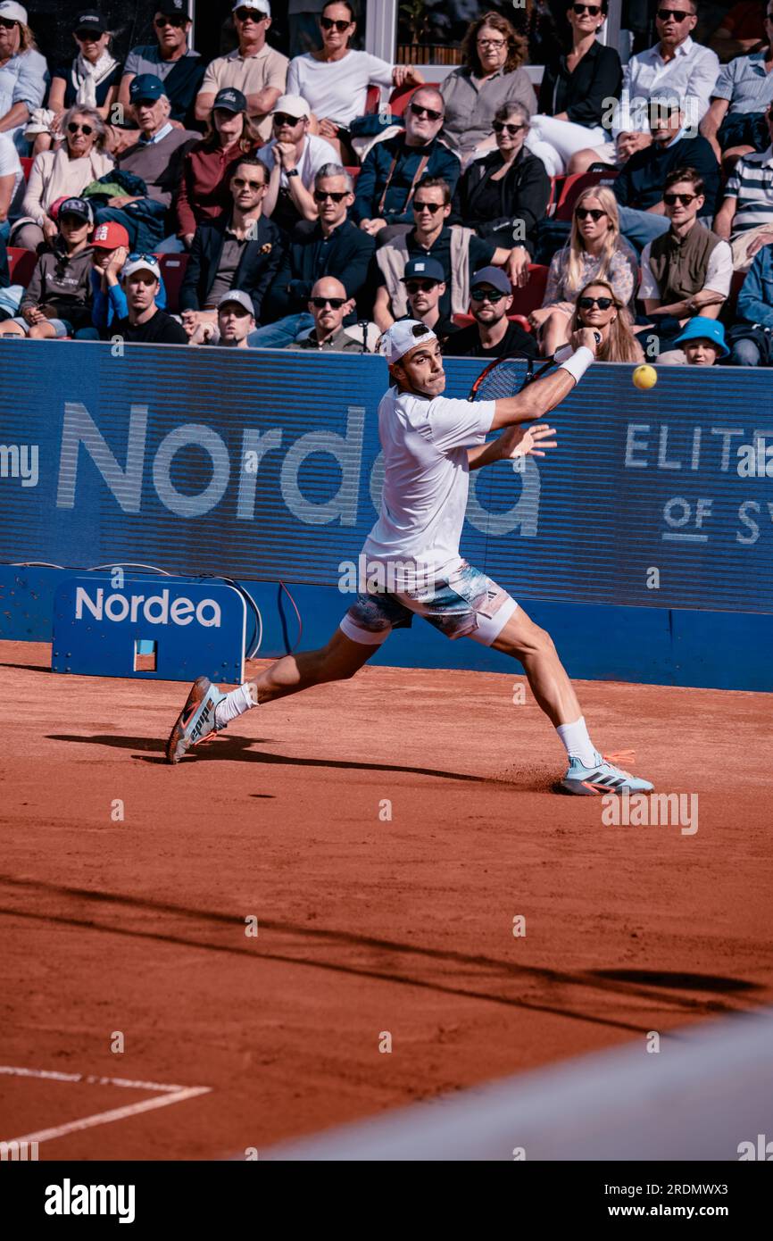 Båstad, Sweden. 22nd July 2023. Semi-final at the Nordea Open between ...