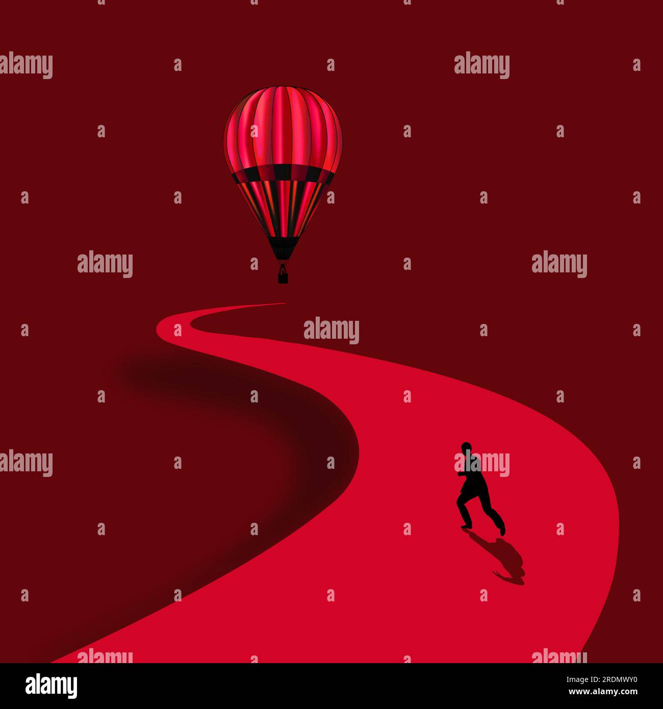 Balloon chasing hi-res stock photography and images - Alamy