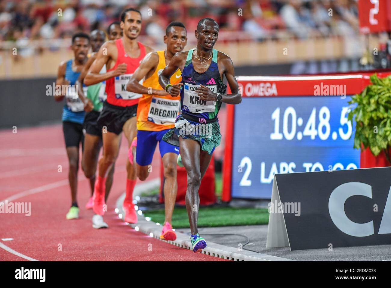 Stade Louis II, Monaco, Principality of Monaco, July 21, 2023, 5000M MEN: Jacob KROP (Kenia ...