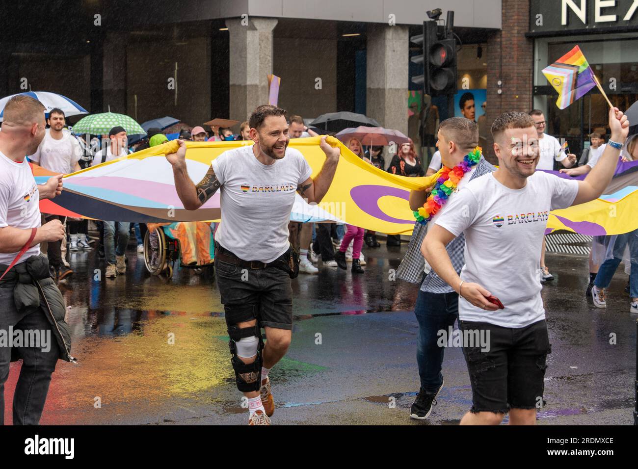 Newcastle upon Tyne, UK. 22nd July 2023. Northern Pride parade for ...