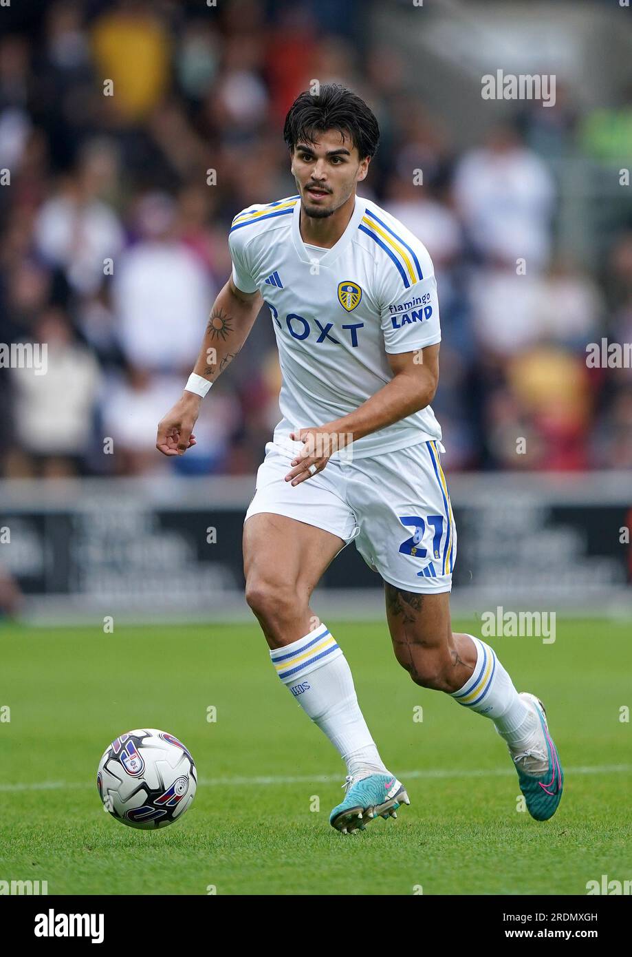 Leeds United's Pascal Struijk during the pre-season friendly match at ...