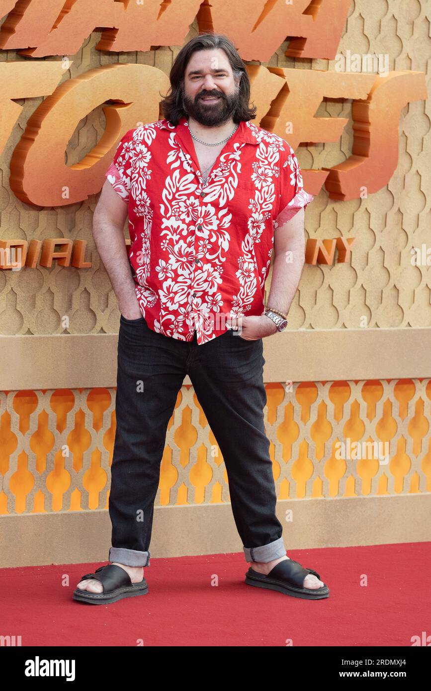 London, UK. 26 June, 2023. Matt Berry attends the Indiana Jones And The ...
