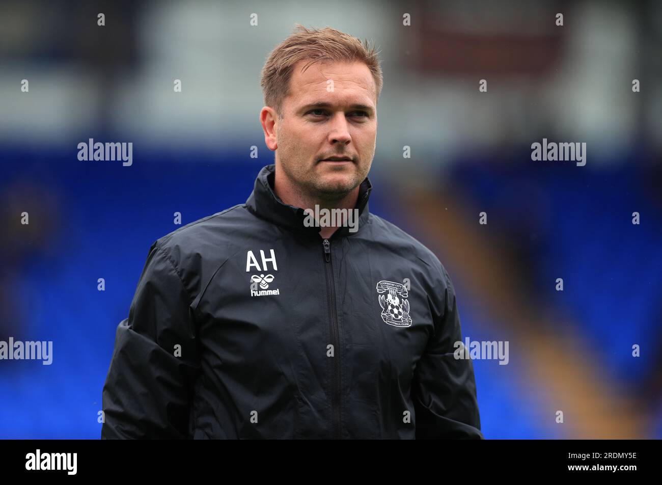 Coventry City Head of Sports Science Adam Hearn before the pre-season ...