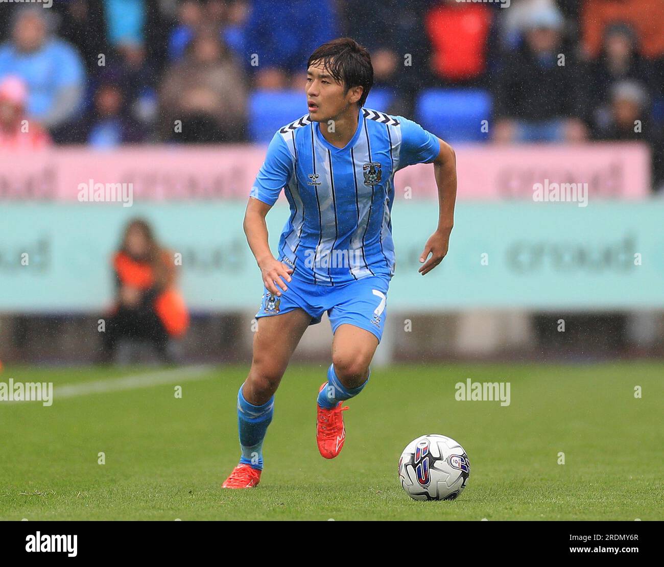 Coventry City's Tatsuhiro Sakamoto during the pre-season friendly match ...