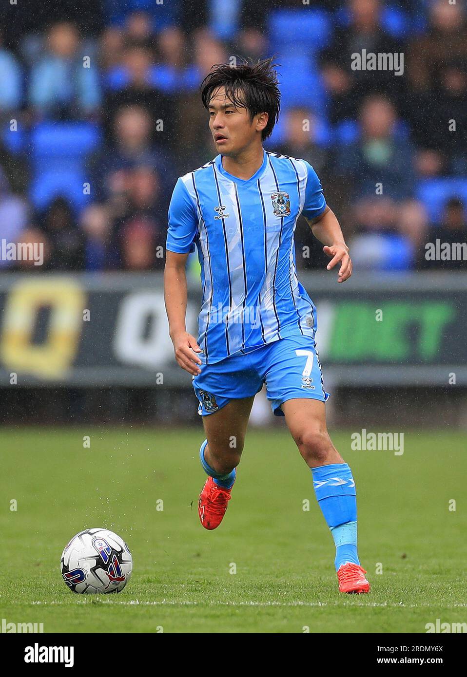 Coventry City's Tatsuhiro Sakamoto during the pre-season friendly match ...