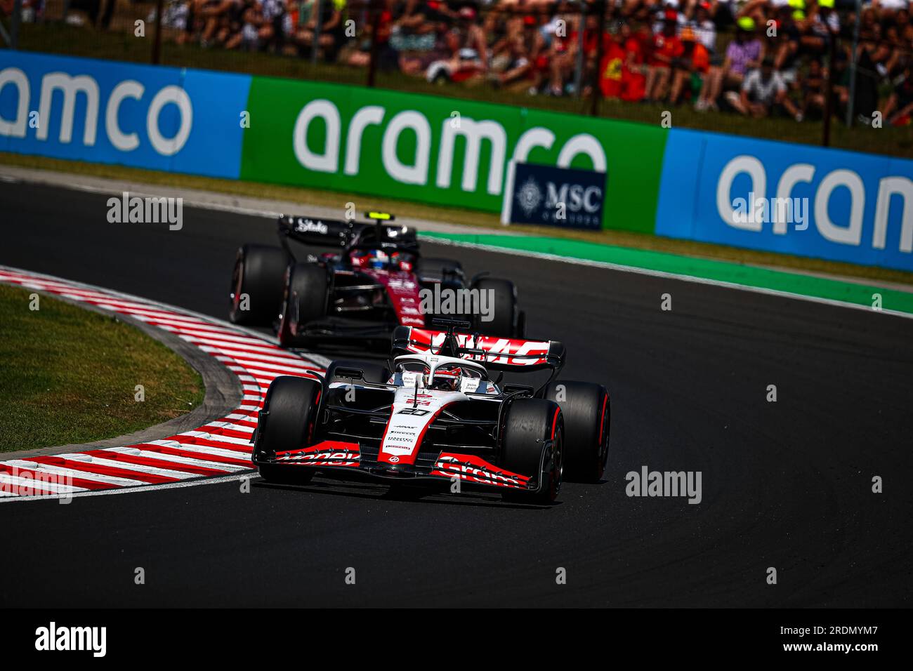 #20 Kevin Magnussen, (DAN) Haas F1 Teams during the Hungarian GP, Budapest 20-23 July 2023 at ...