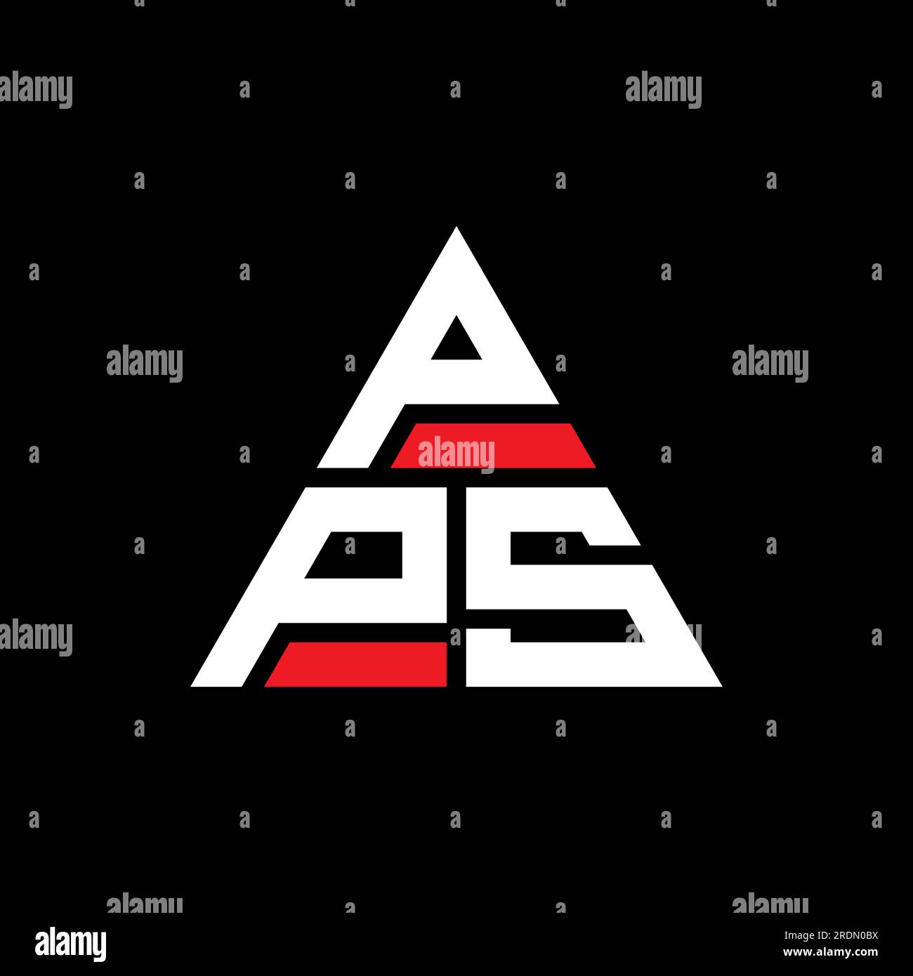 PPS triangle letter logo design with triangle shape. PPS triangle logo ...