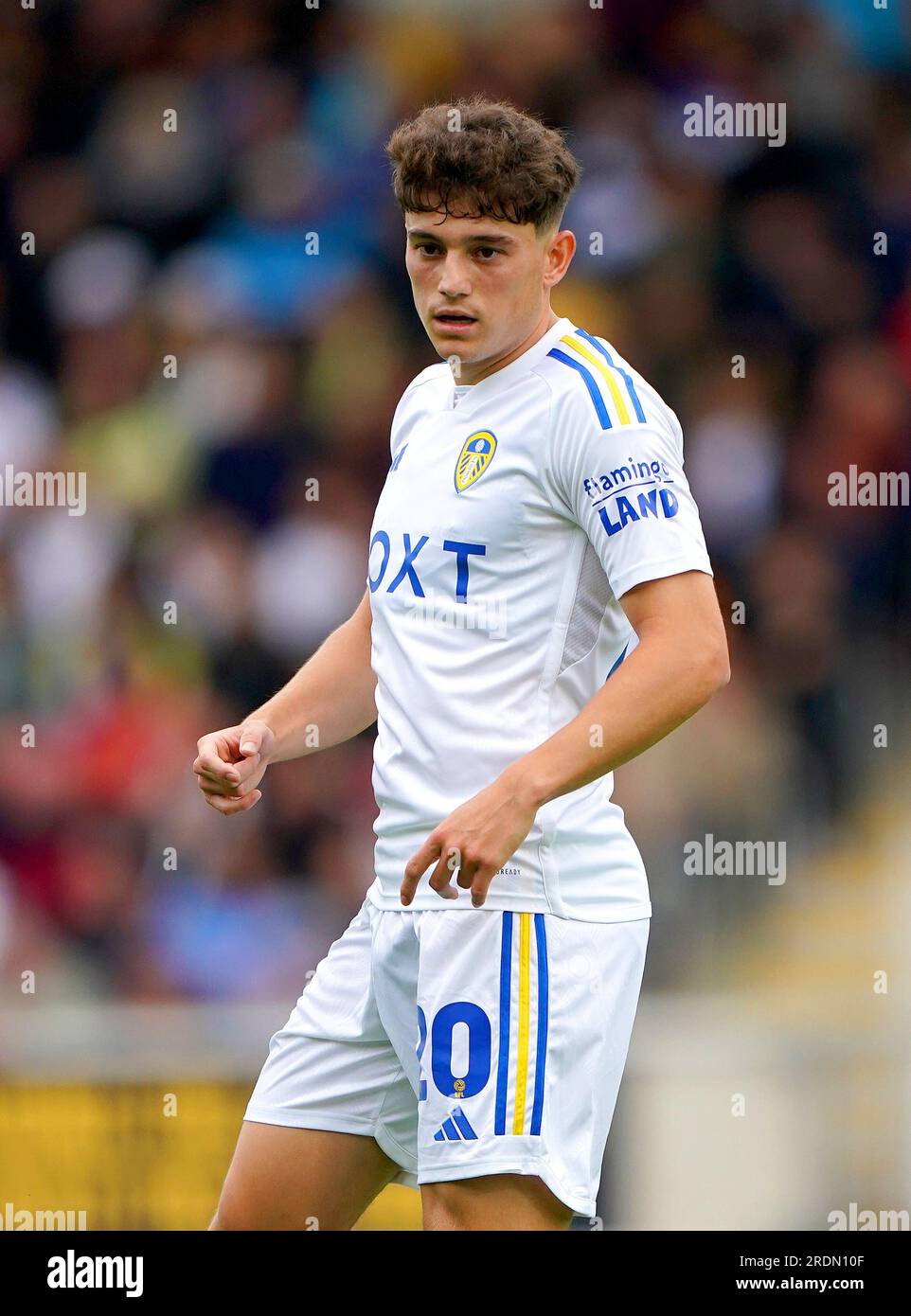 Leeds United's Daniel James during the pre-season friendly match at the ...