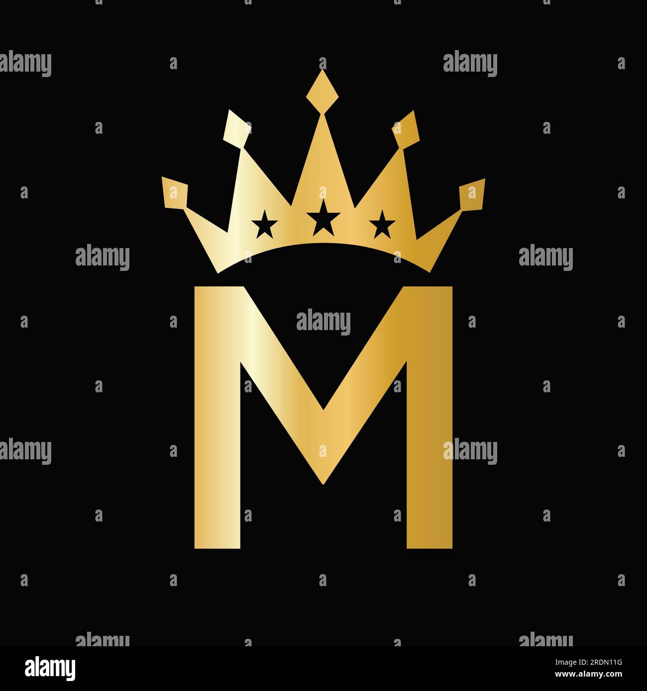 M crown logo hi-res stock photography and images - Alamy