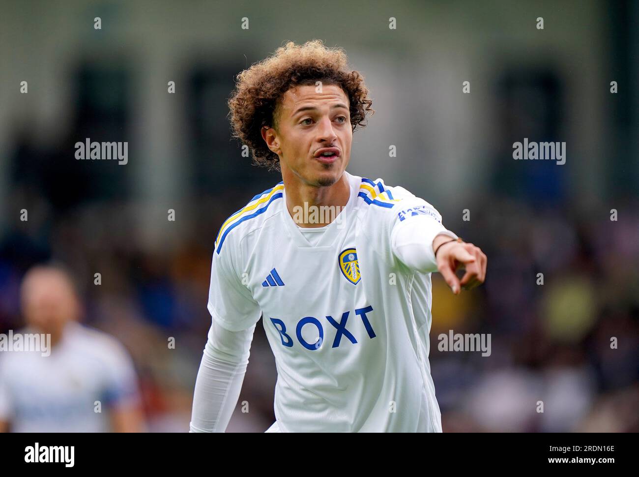 Leeds United's Ethan Ampadu during the pre-season friendly match at the ...