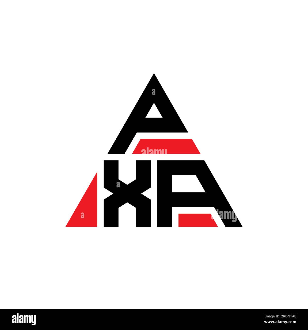 PXA triangle letter logo design with triangle shape. PXA triangle logo ...