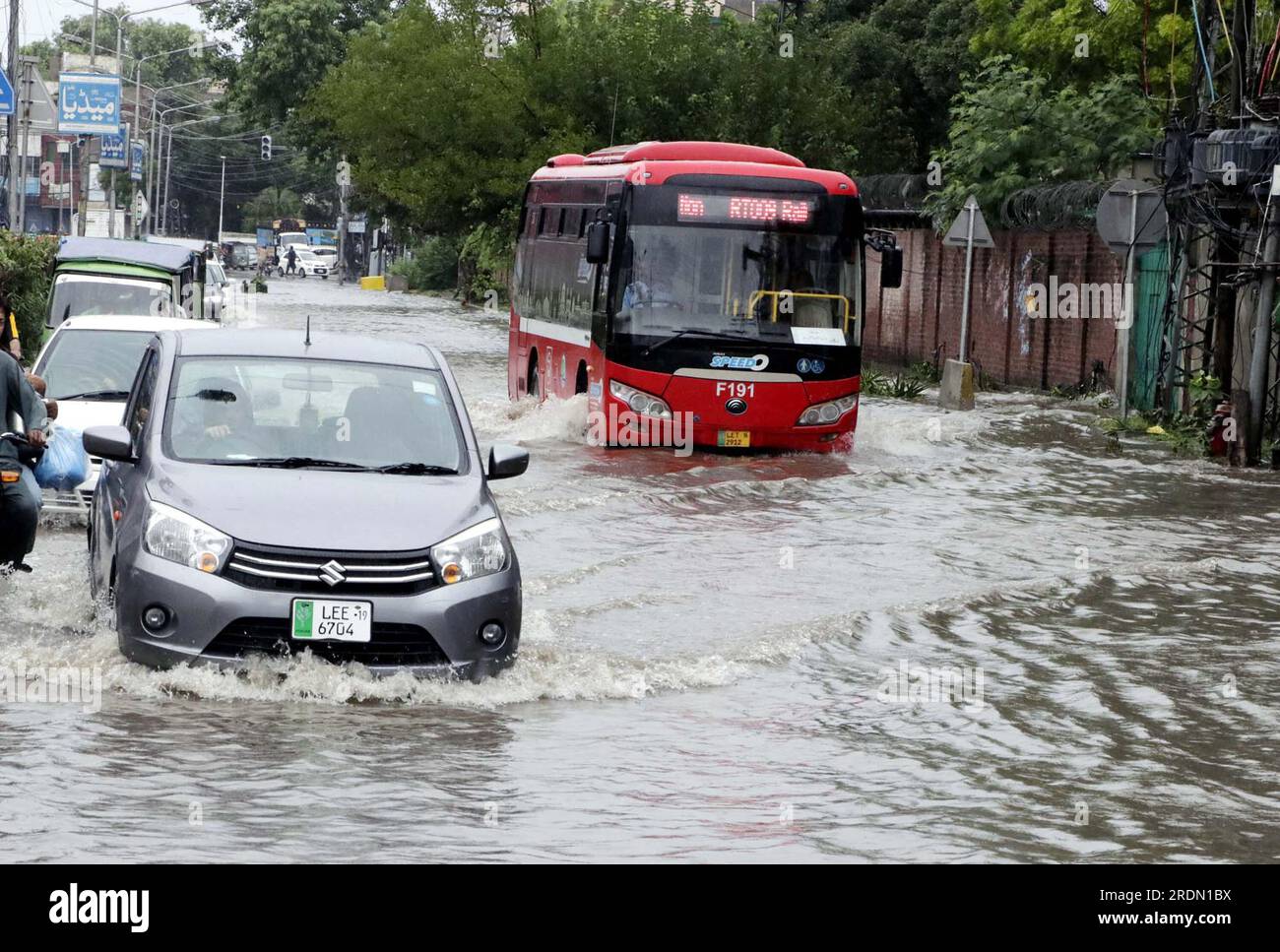 Commuters are facing difficulties in transportation due to stagnant ...