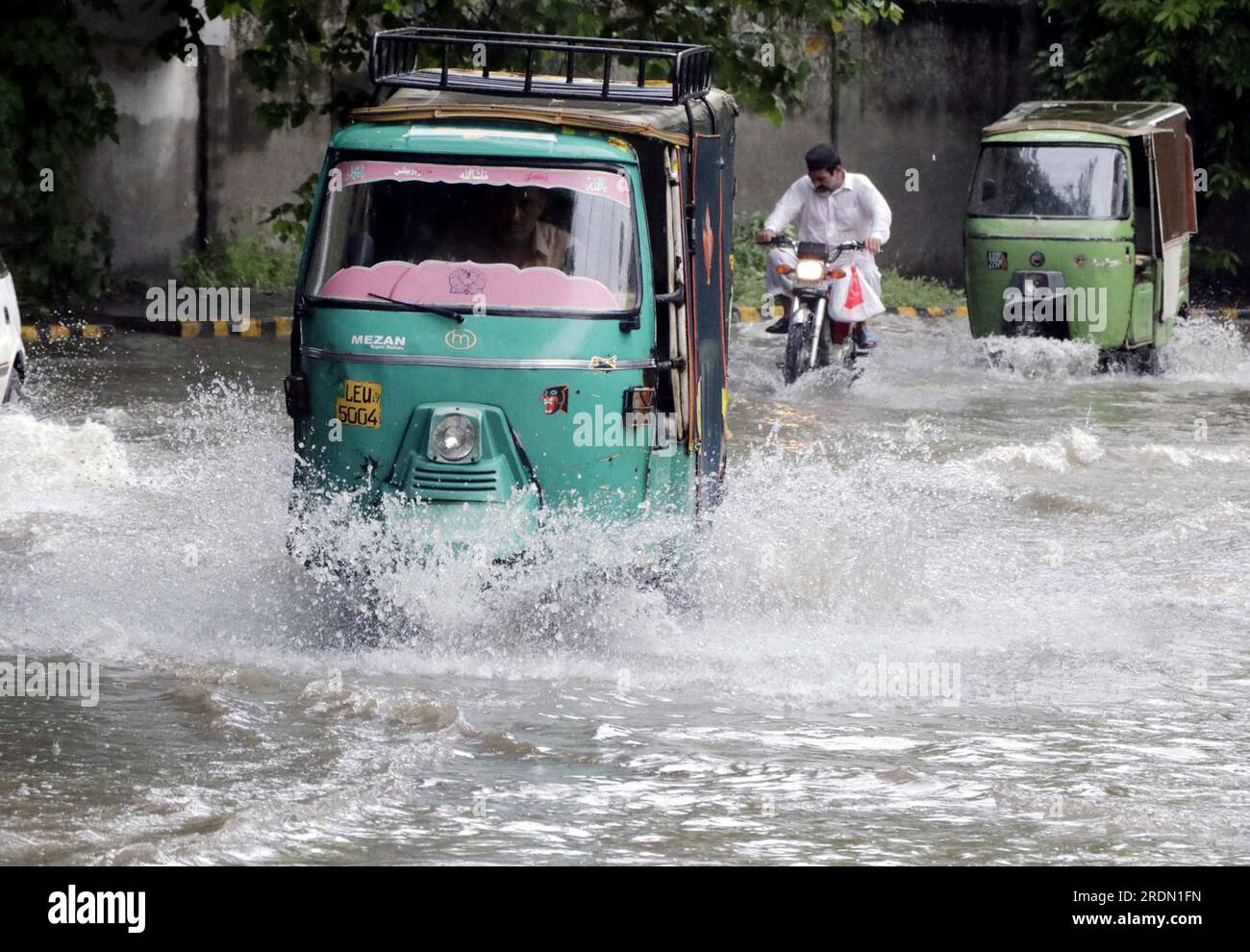 Commuters are facing difficulties in transportation due to stagnant ...