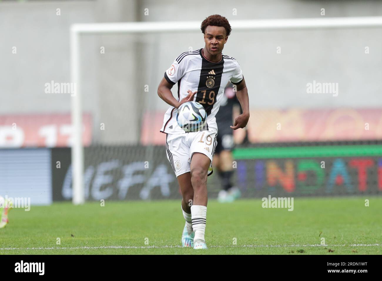 Assan Ouedraogo of Germany in action during the European Under -17 ...