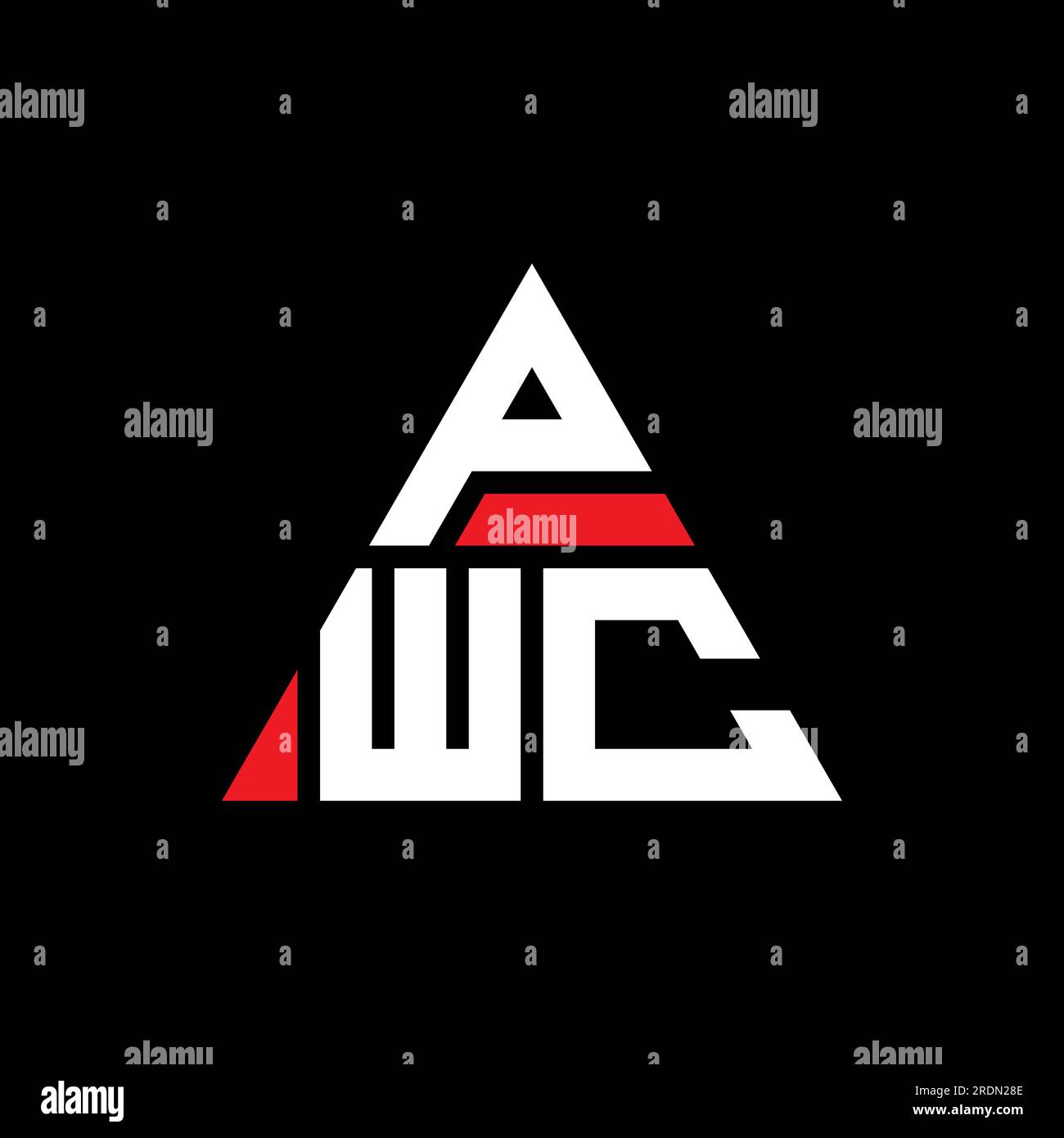 PWC triangle letter logo design with triangle shape. PWC triangle logo ... PWC triangle letter logo design with triangle shape. PWC triangle logo ...