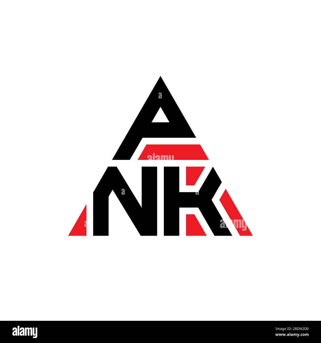 Pnk Triangle Letter Logo Design With Triangle Shape Pnk Triangle Logo Design Monogram Pnk
