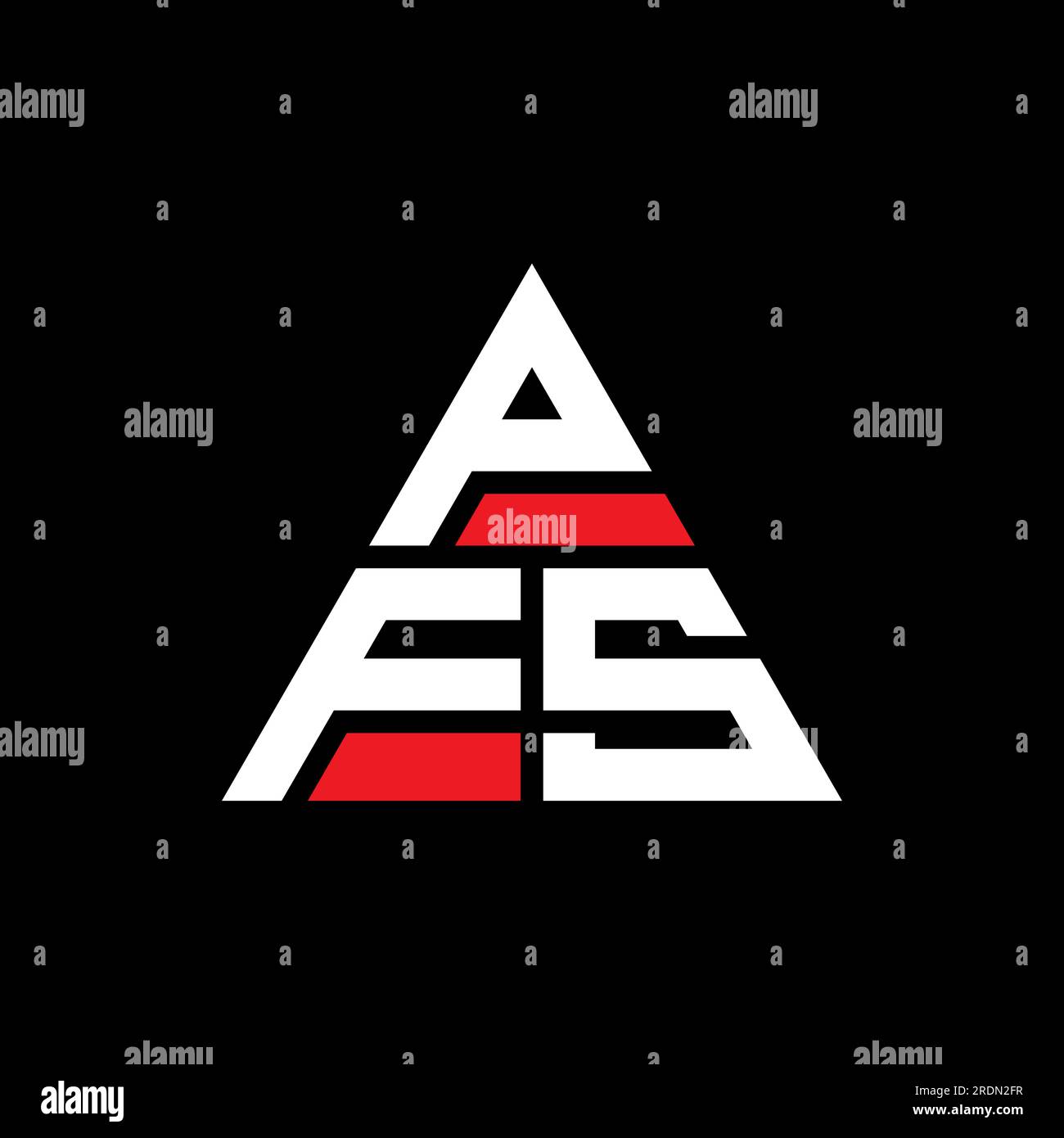 PFS triangle letter logo design with triangle shape. PFS triangle logo ...