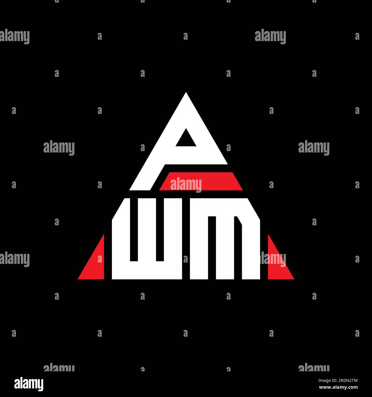 Pwm Triangle Letter Logo Design With Triangle Shape Pwm Triangle Logo Design Monogram Pwm