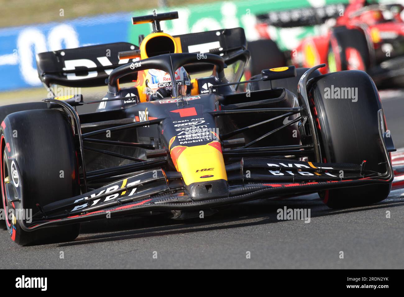 Max verstappen hungaroring qualifying hi-res stock photography and ...