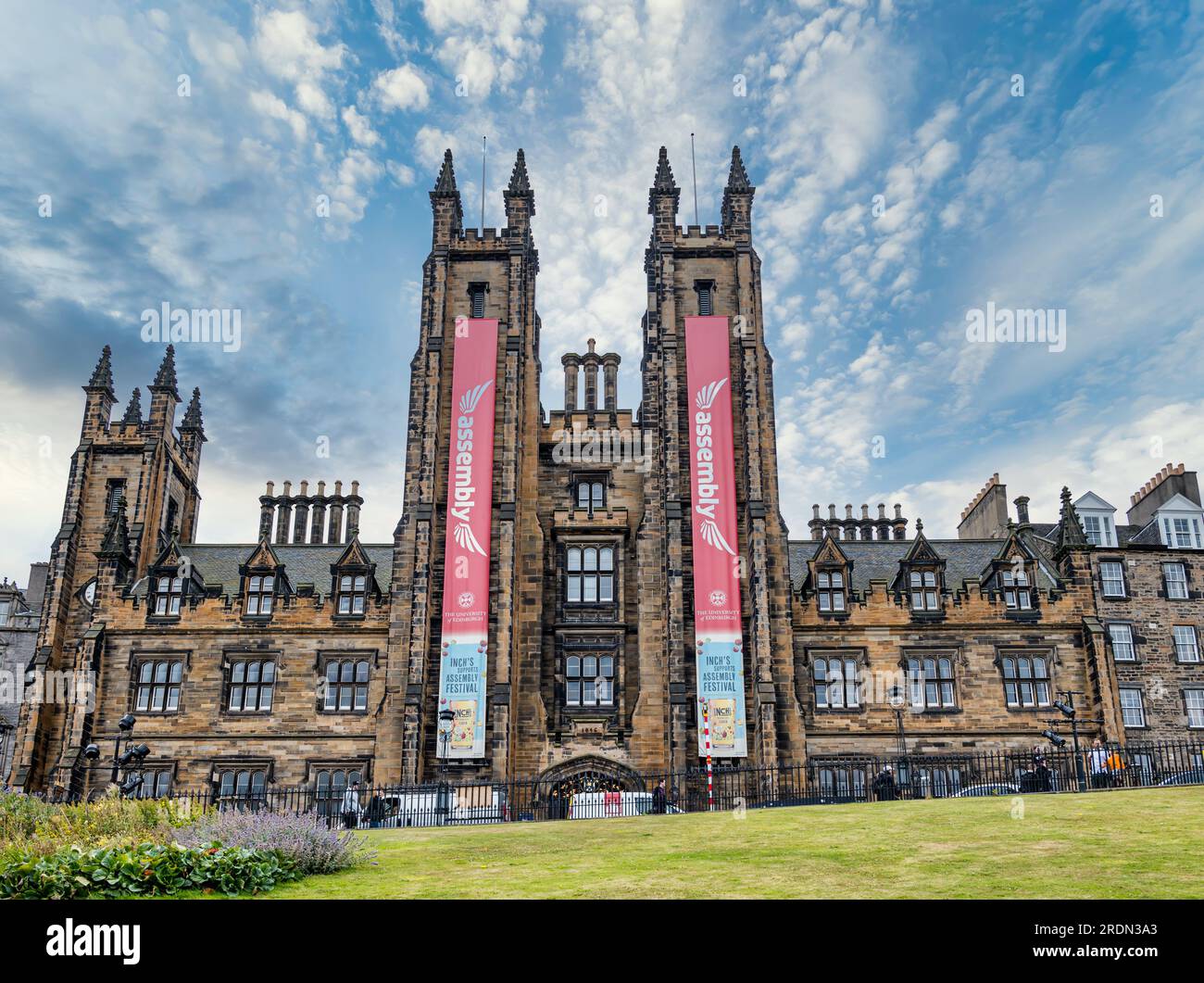 Assembly on the Mound historic building during Fringe Festival ...