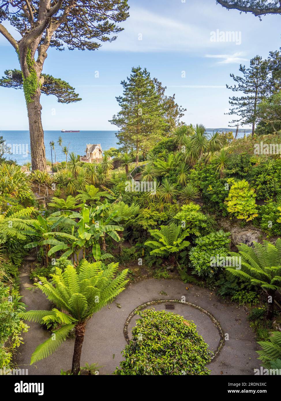 Gyllyngdune gardens cornwall hi-res stock photography and images - Alamy