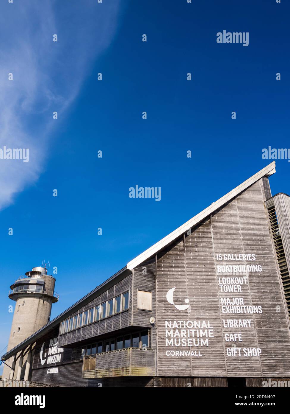 National Maritime Museum, Extra, Discovery Quay, Falmouth, Cornwall, England, UK, GB Stock Photo ...