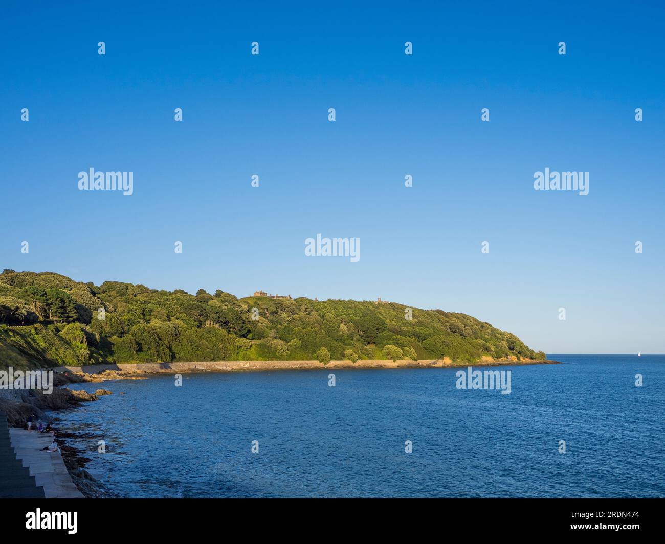 Pendennis castle beach hi-res stock photography and images - Alamy