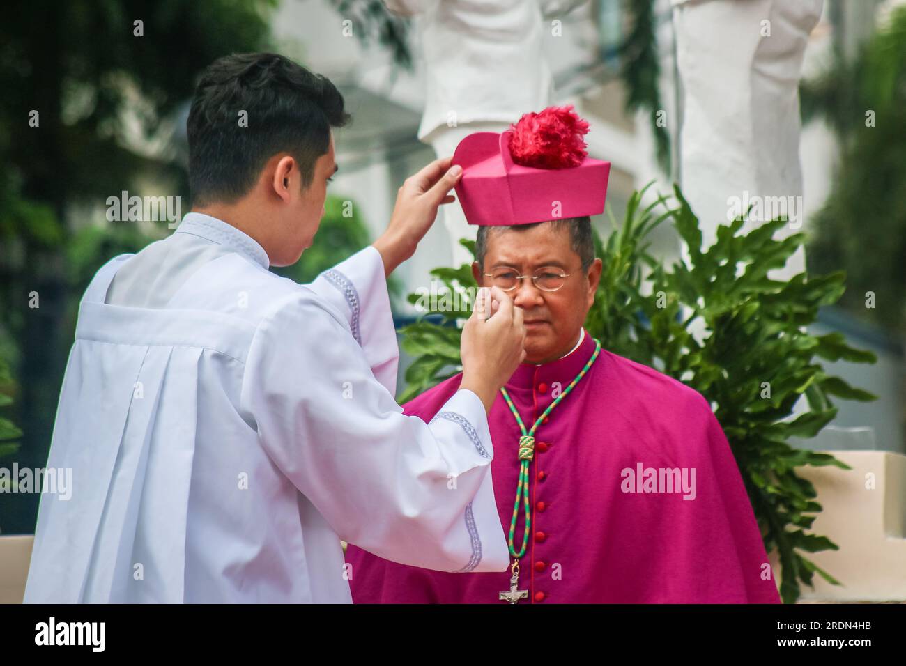 Most Reverend Ruperto C. Santos D.D prepares for the Canonical ...