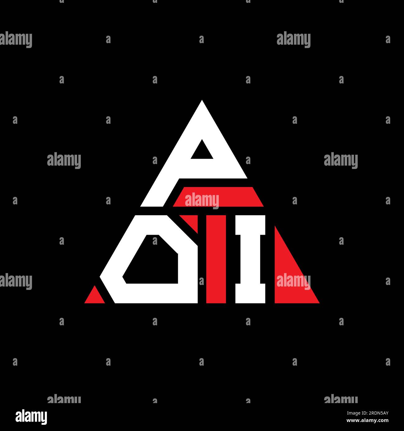 Poi triangular Stock Vector Images - Alamy